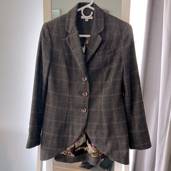 CAbi | Jackets & Coats | Cabi Plaid Blazer | Poshmark